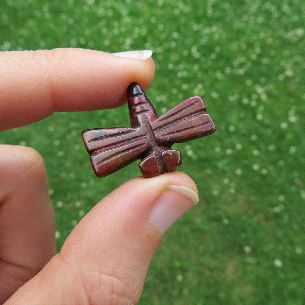 Mini Crystal Dragonfly Figurine 1" | Carved Stone Animal – Crystalline ...